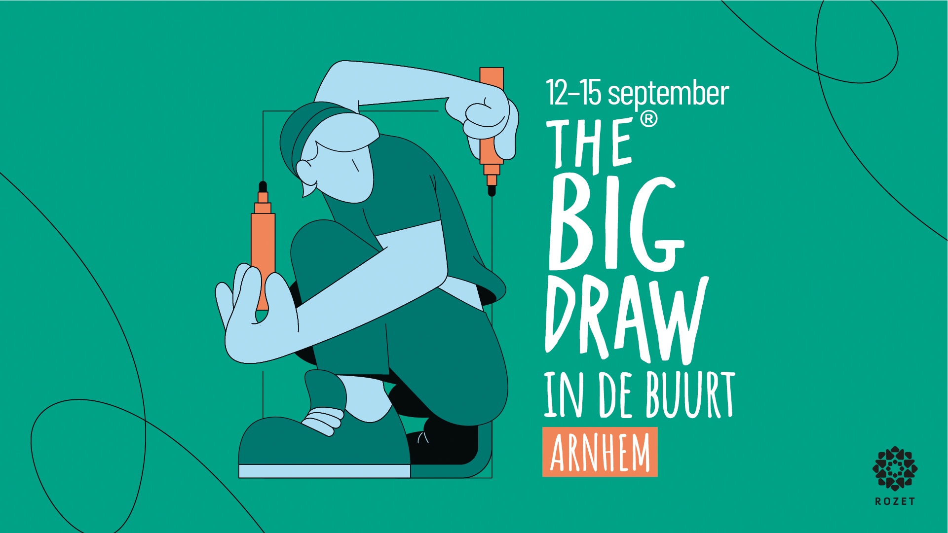 The Big Draw in de buurt - Rozet
